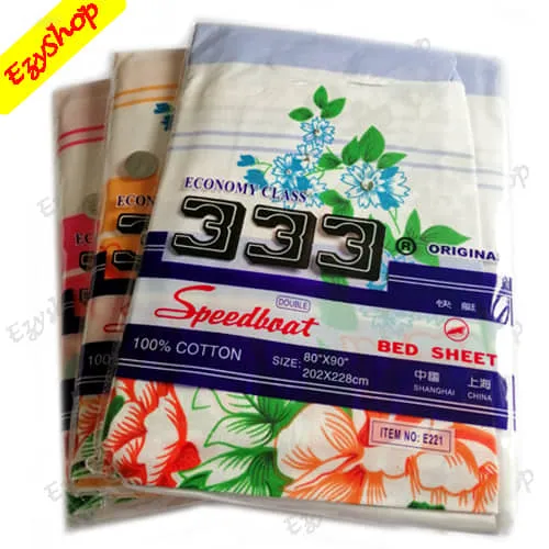 Original Economy Class 333 Cotton Blanket/333 Kumot Double Size ...