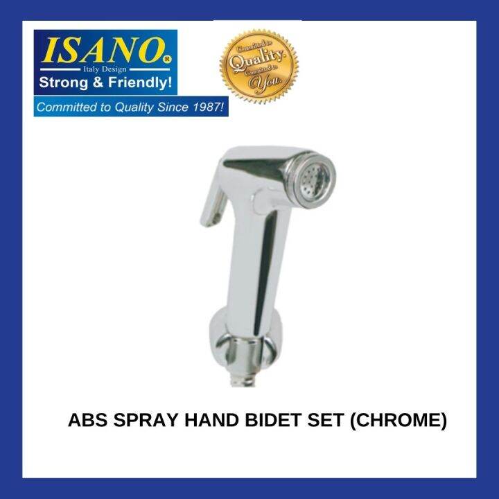 ISANO ABS Spray Hand Bidet SET [CHROME] [1710BC] SPRAY AIR | Lazada