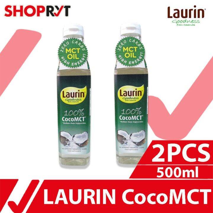 Laurin MCT Coconut Oil No Smell No Taste Healthy Oil 500ml X 2 | Lazada PH