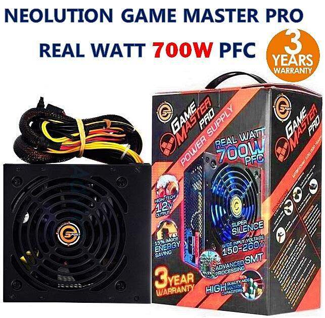 POWER SUPPLY NEOLUTION E-SPORT Gamemaster PRO 700W ประกัน 3 ปี | Lazada ...