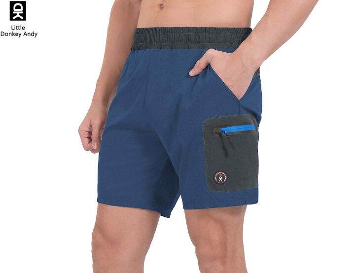 Little Donkey Andy Men's 7 Inches Quick Dry Golf Shorts Stretch ...
