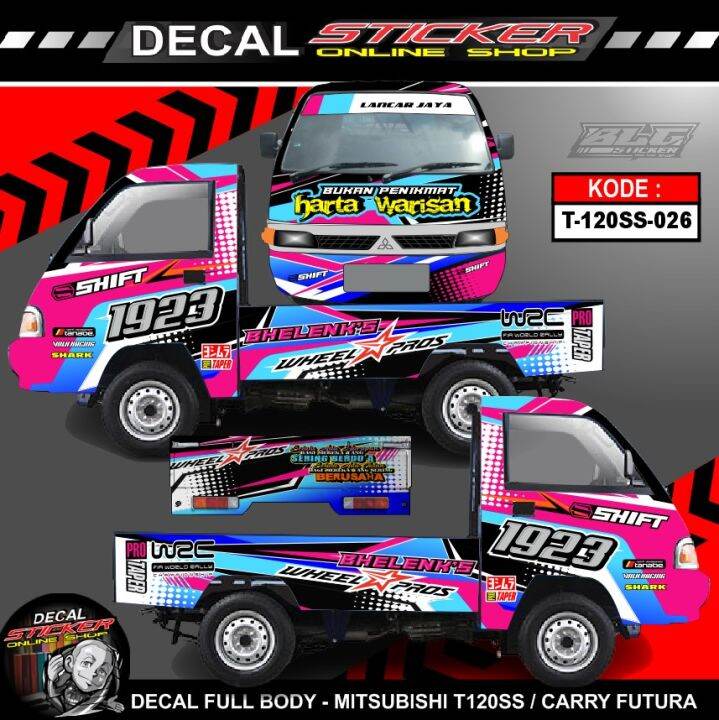 stiker mobil pick up sticker mobil t120ss carry futura DEKAL PRINTING ...