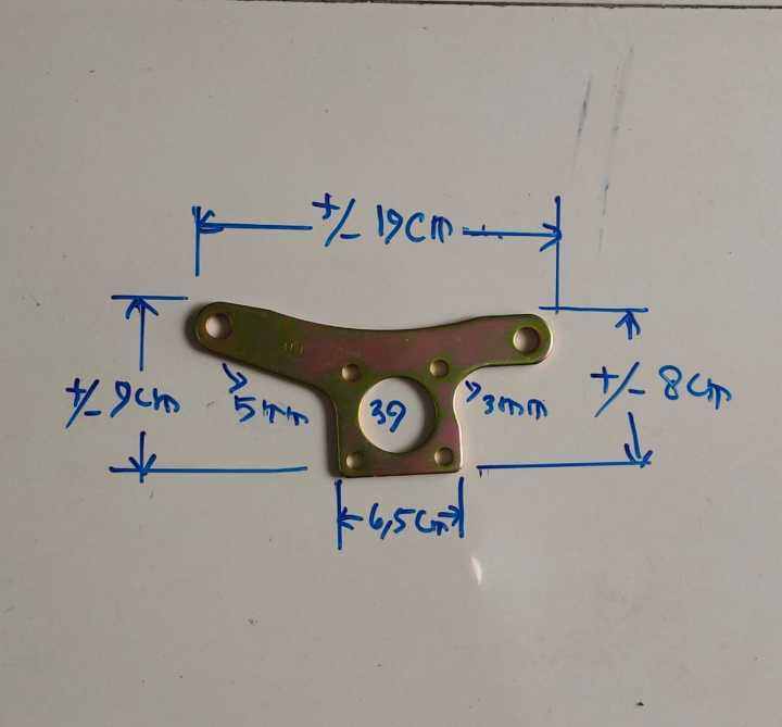 Dudukan Gir Box 150 cc - Mounting Gear Box Motor Tiga Roda Viar Kaisar ...