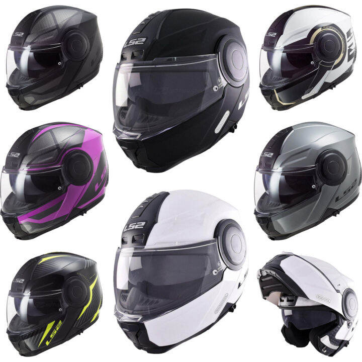 LS2 SCOPE FF902 MODULAR DUAL VISOR HELMET | Lazada PH