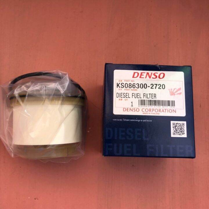 GENUINE/ORIGINAL DENSO FUEL FILTER (TOYOTA INNOVA/FORTUNER/HILUX/HIACE ...