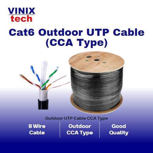 Cat6 UTP Cable Outdoor CCA Type | Lazada PH