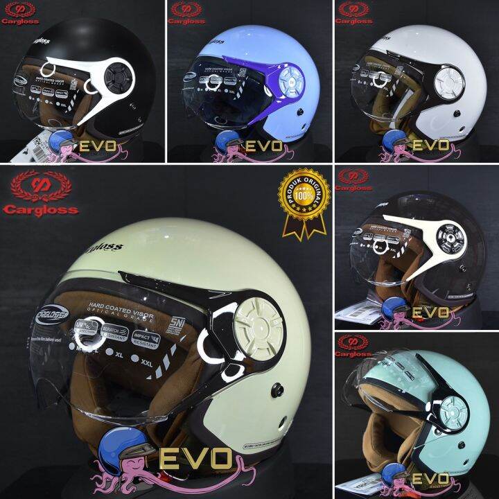 HELM CARGLOSS YRH HIJAB "ORI" - AVORIO NAIADE ( CREAM ) | Lazada Indonesia