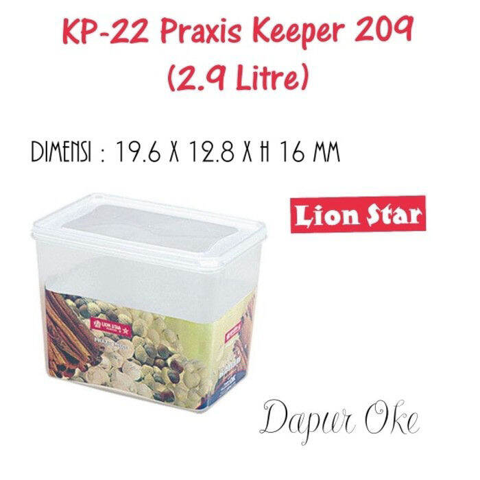 Lion Star Praxis Keeper 209 (2.9 Ltr) KP-22 / Box / Sealware | Lazada ...