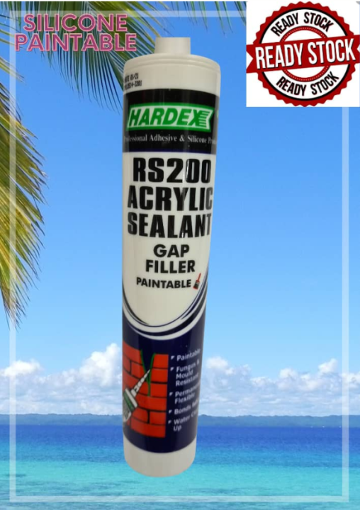 Hardex RS200 Acrylic Sealant /gap filler /paintable/silicone white colour | Lazada