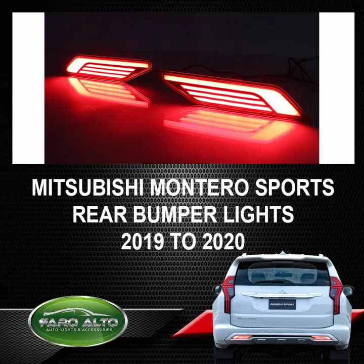 Mitsubishi Montero Sports Rear Bumper Lights 2019 to 2020 | Lazada PH