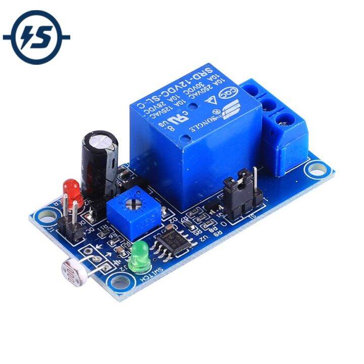 12V Light Control Switch Photoresistor Relay Module Detection Sensor ...