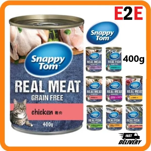 Snappy Tom Wet Cat Food - 400G Makanan Kucing | Lazada
