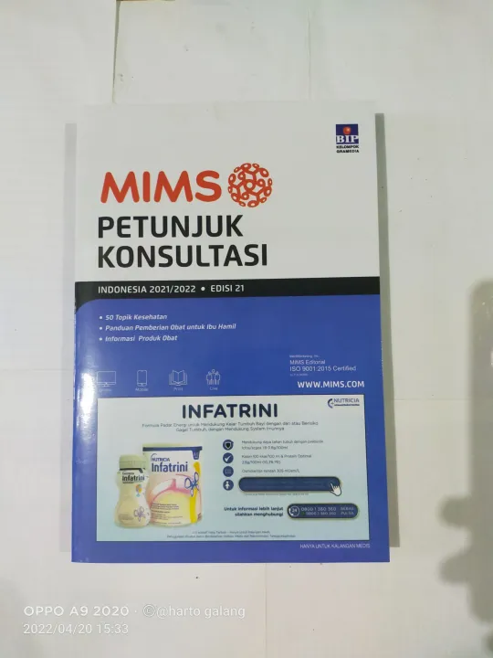 MIMS PETUNJUK KONSULTASI INDONESIA edisi terbaru | Lazada Indonesia