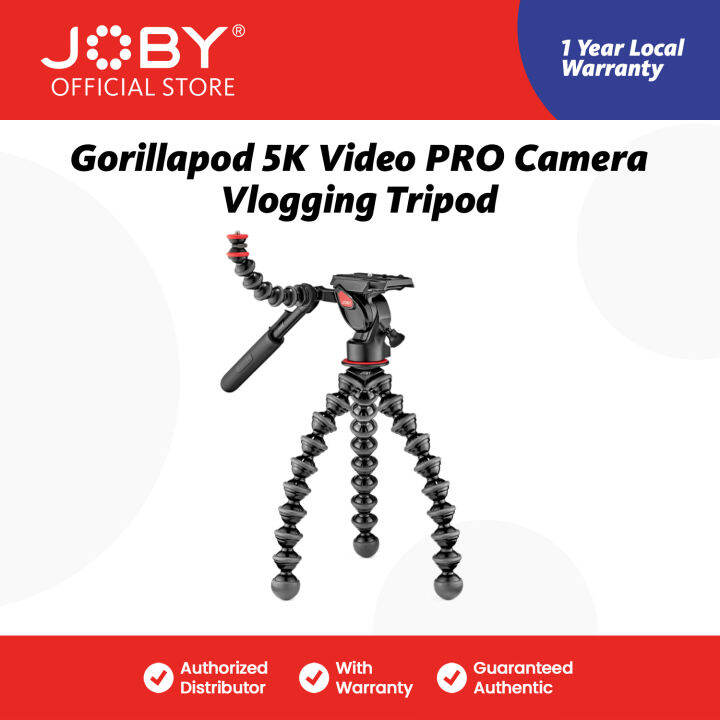 Joby Gorillapod 5K Video PRO Camera Tripod DSLR Tripod Vlogging Tripod ...