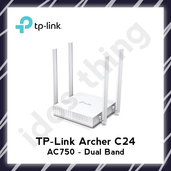 TP Link Archer C24 AC750 Dual Band Wifi Router | Lazada Indonesia