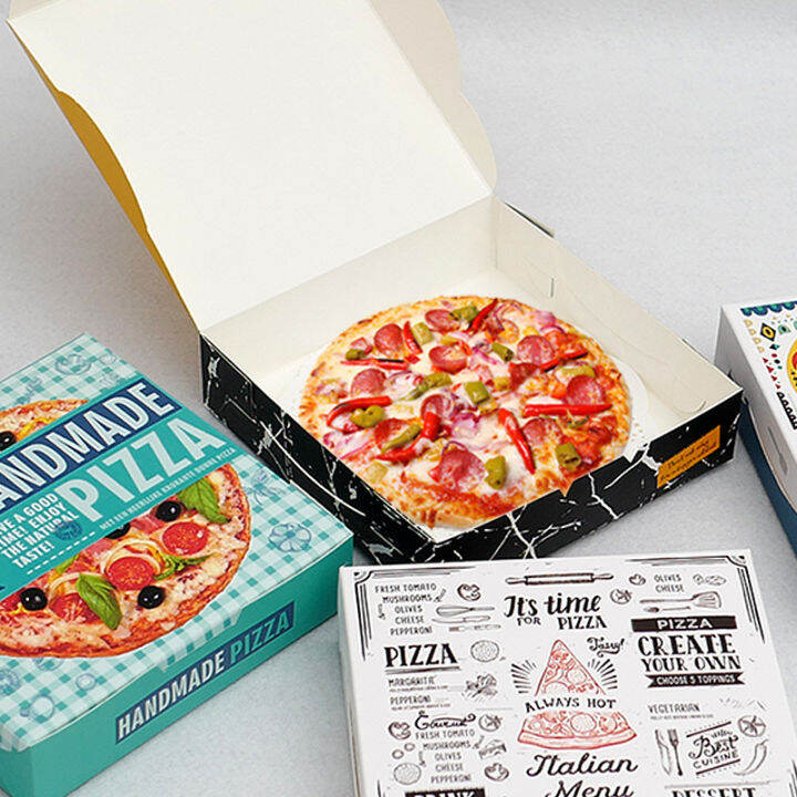 4/5 inch 8 inch pizza box takeaway pizza box cheese box pizza packing ...