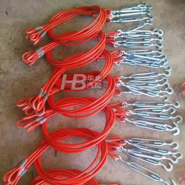 High-rail semi-trailer freight car fixed cargo box steel wire rope ...