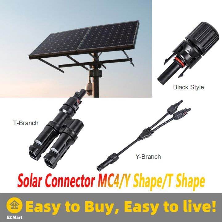 【Fast Shipping】 TUV Approved 2 IN1 Solar Connector PV Connector Male to ...