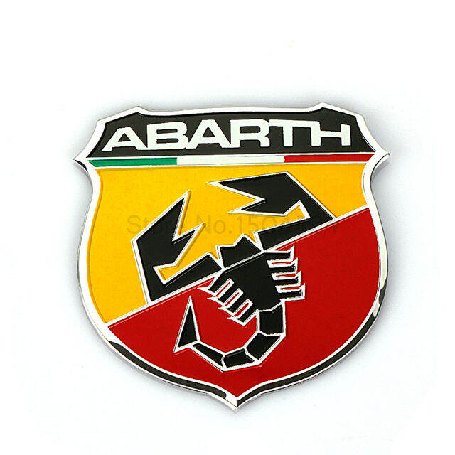 3d 3m Car Abarth Metal Adhesive Badge Emblem Logo Decal Sticker ...
