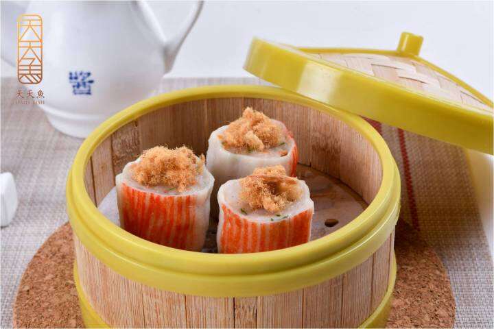 DIM SUM - Crab Stick Roll with Pork Floss 肉丝蟹柳卷 (10pcs) | Lazada