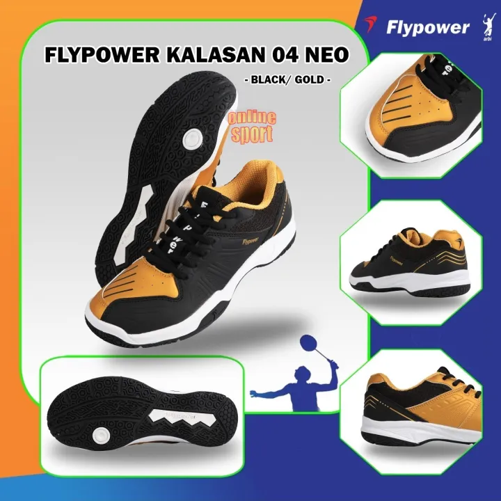FLYPOWER Kalasan 4 Neo Sepatu Bulutangkis / Badminton Shoes (Original ...