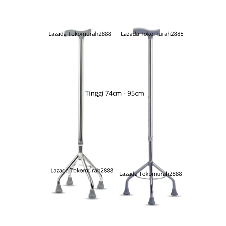 Tongkat Jalan Lansia/ Tongkat Lansia/ Tongkat Alat Bantu Jalan/ Tongkat ...