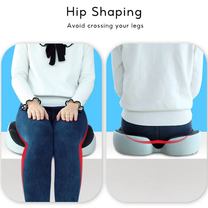 Office Chair Cushion Memory Foam Coccyx Cushion Pads for Tailbone Pain ...