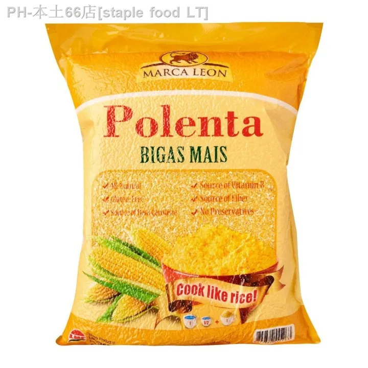 staple food LT Marca Leon Polenta Bigas Mais Diet Corn Rice Pure Corn ...