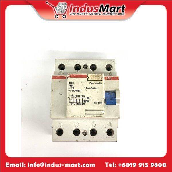 [Refurbish] ABB F364-63/0.3 Residual Current-operated Circuit Breakers ...