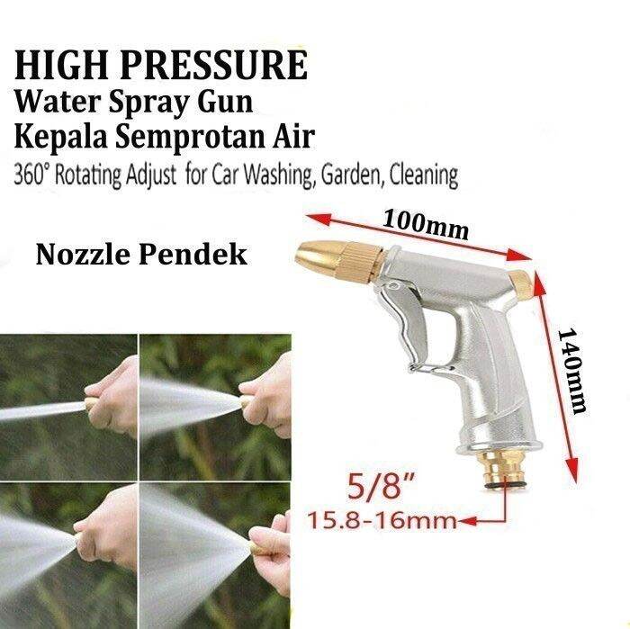 Kepala Semprotan Taman Air Steam Cuci Motor Mobil Water Jet Spray Gun ...