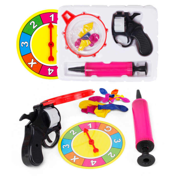 Children's educational toys Russian roulette balloon gun random toys ...