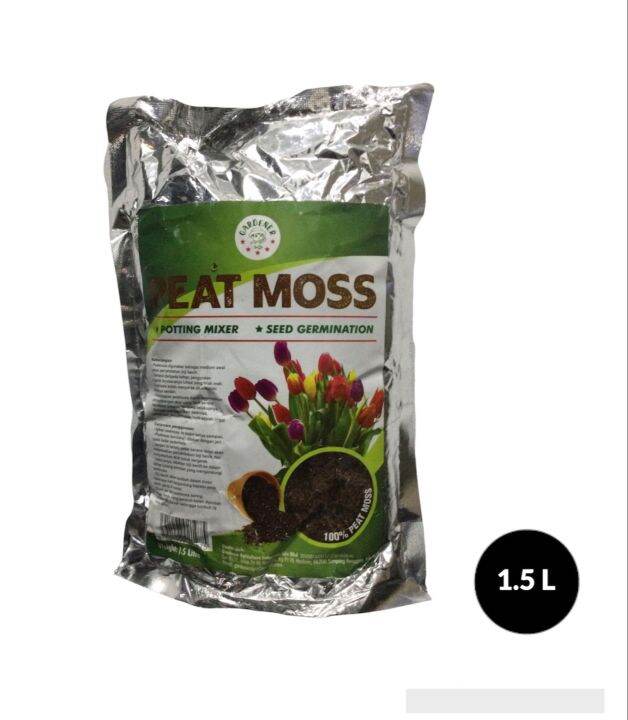 Peat Moss/ Potting Soil/ Seed Germination/ Tanah Semaian [1.5L] | Lazada