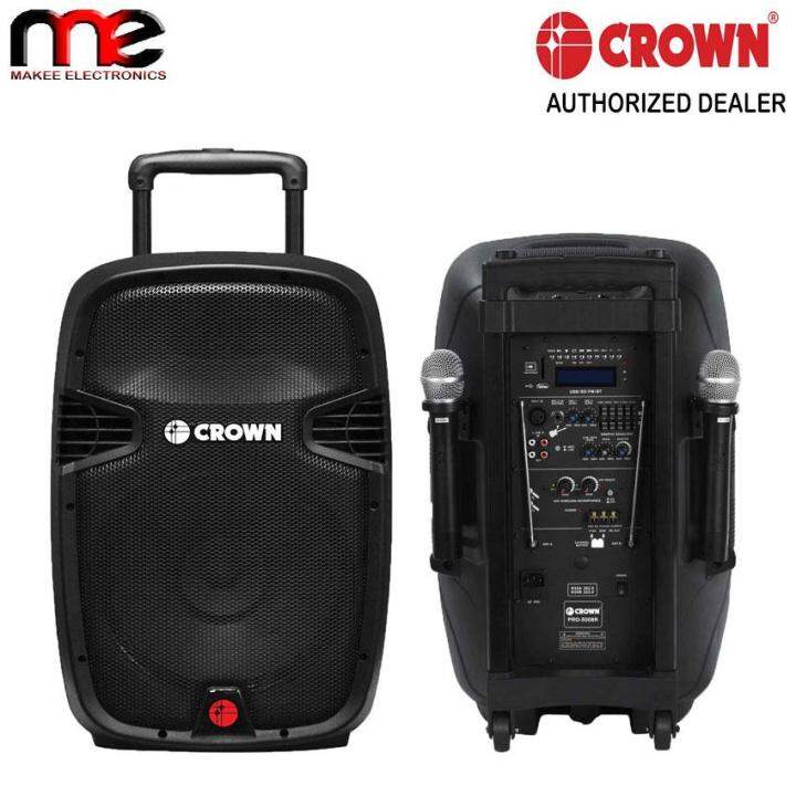 Crown PRO-5008R 15" 2 Way 400W Powered Portable Sound System | Lazada PH
