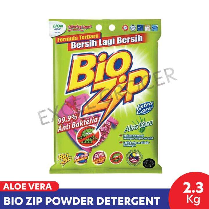 Bio Zip Aloe Vera Washing Powder 2.3kg | Lazada
