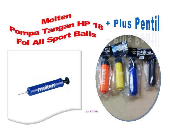 Pompa Bola HP 18 Plus Pentil Heavy Duty Inflation Pump Molten | Lazada ...