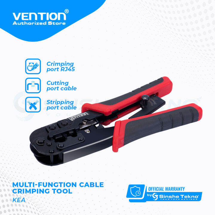 Vention Tang Crimping Tool LAN Network Cable 6P 8P RJ45 | Lazada Indonesia