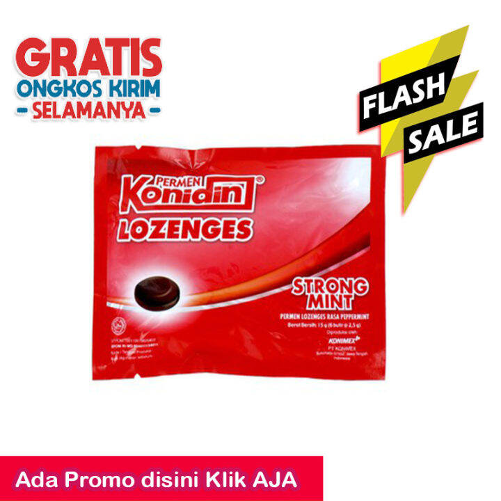 permen Konidin Lozenges Strong Mint Segarkan Nafas Anda kemasan 15 gr ...