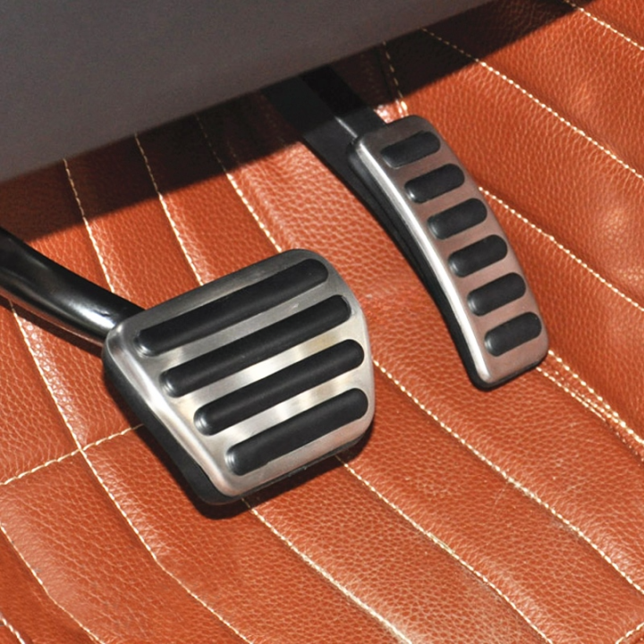 Xuming penutup bantalan kaki baja tahan karat Anti selip untuk Range Rover Sport Land Rover ...