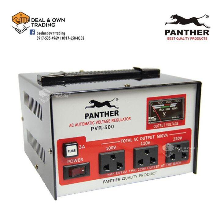 Panther PVR 500 Relay Type AVR 500 Watts, Output: 100V, 110V and 220V ...