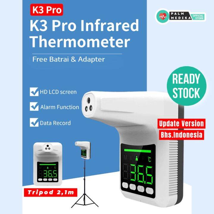 Thermometer Standing Infrared Termometer Non Contact K3Pro [K3 ...
