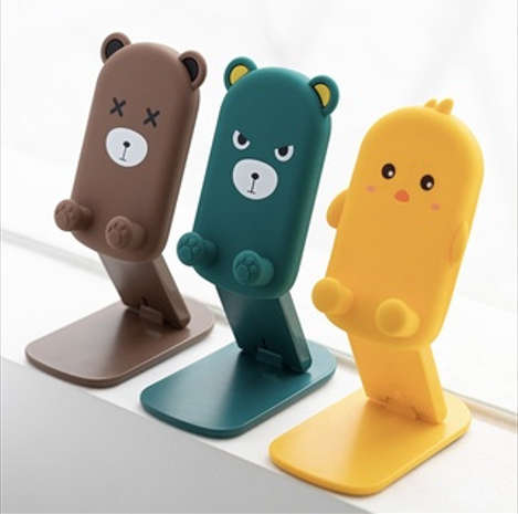 VFM Cute Cartoon Phone Stand Cellphone Table Desktop Foldable CP Holder ...