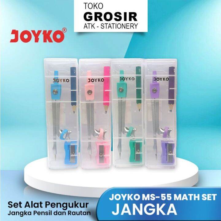 JANGKA JOYKO MS-55 / MATH SET JOYKO MS-55 / ALAT UKUR JOYKO | Lazada Indonesia