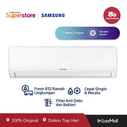 Samsung AC Split Dinding Standard Korea R32 2 PK - AR18BGHQASINSE ...