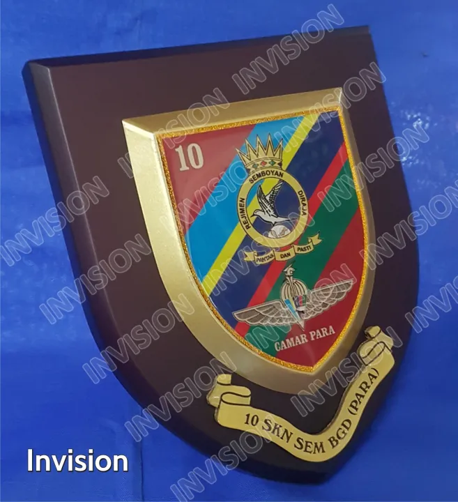 Malaysian Army Unit Plaques - 10 SSD Skuadron Semboyan DiRaja Army ...