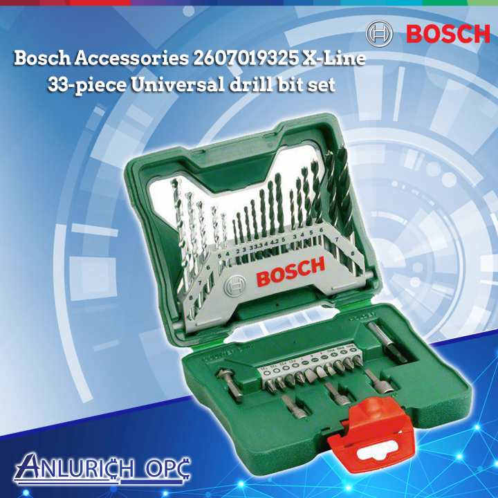 Bosch Accessories 2607019325 X Line 33 Piece Universal Drill Bit Set