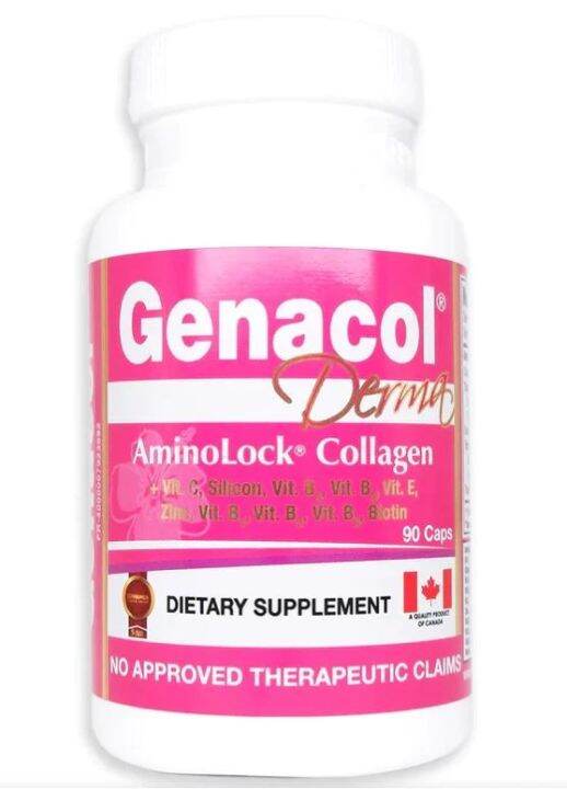 Genacol Derma AminoLock Collagen with Vit C, Vit B, Biotin 90 Capsules | Lazada PH