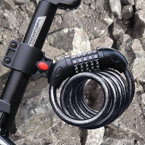 Gembok Sepeda Bentuk Tali Angka 5 Digit - Kunci Sepeda Bentuk Tali ...