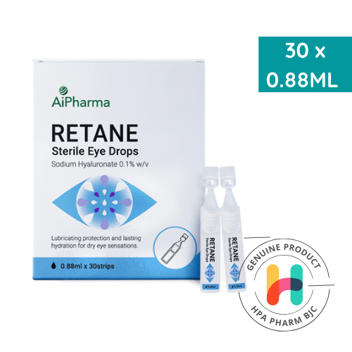 AIPHARMA RETANE STERILE EYE DROPS (30 X 0.88ML) | Lazada