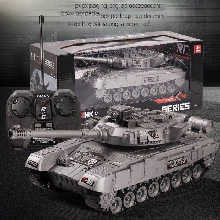 RC Tank With Sound And Light Remote Control Vehicle Crawler Track Tanks ...