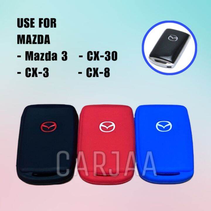 ซิลิโคนหุ้มกุญแจรถยนต์ มาสด้า รุ่น CX-30, CX-8, CX-3, Mazda3 (กุญแจสมาร์ทคีย์) Mazda : CX-3, CX ...